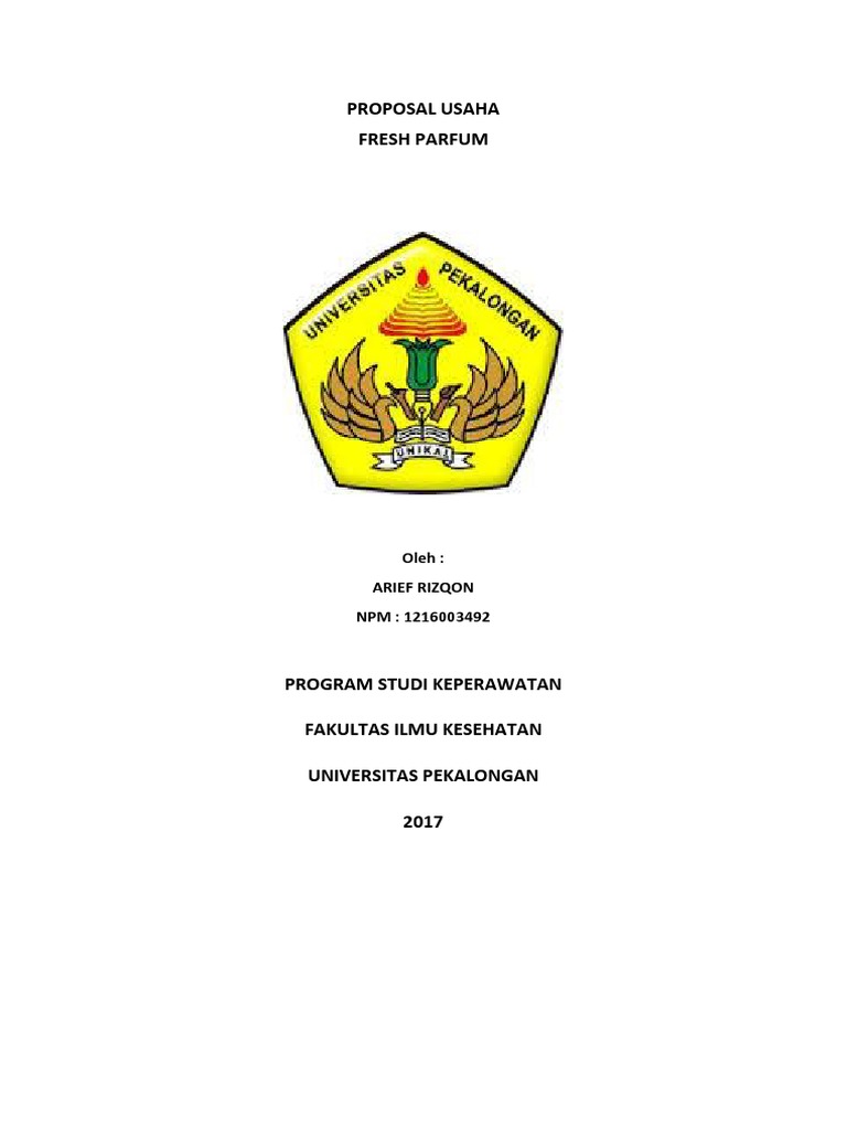 PROPOSAL USAHA Fresh Parfum | PDF | Business
