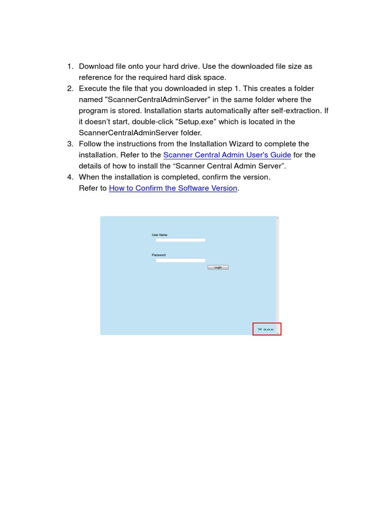 Sca Server DL Install | PDF | Download | Computer File