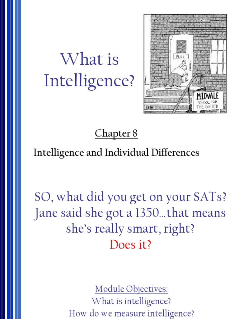 Understanding Intelligence | PDF | Intelligence | Intelligence Quotient