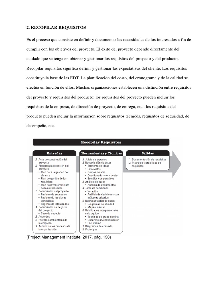 2.recopilar Requisitos | PDF | Toma de decisiones | Calidad (comercial)
