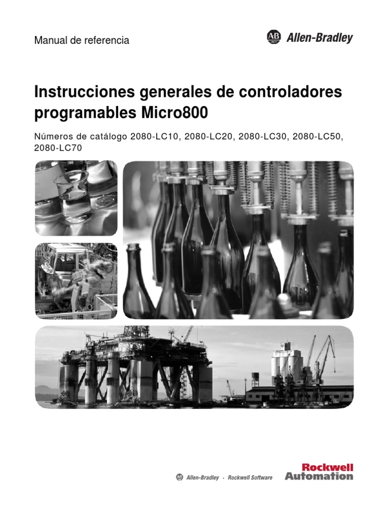 2080-Rm001 - Es-E Manual de Usuario Micro820 | PDF | Usuario (informática) | Software