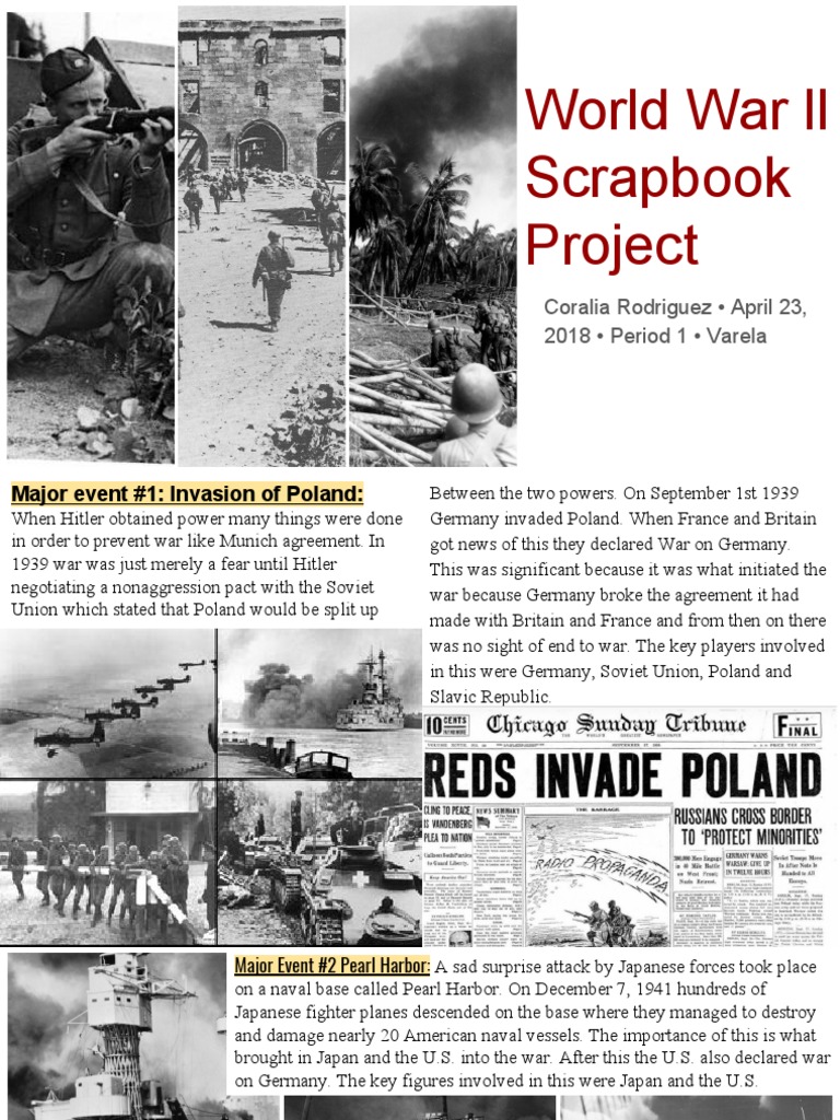 ww2 Scrapbook | PDF | World War II | Conflicts