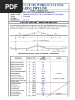 Virtual Anchor Length Calculations | PDF | Thermal Expansion | Pipe ...