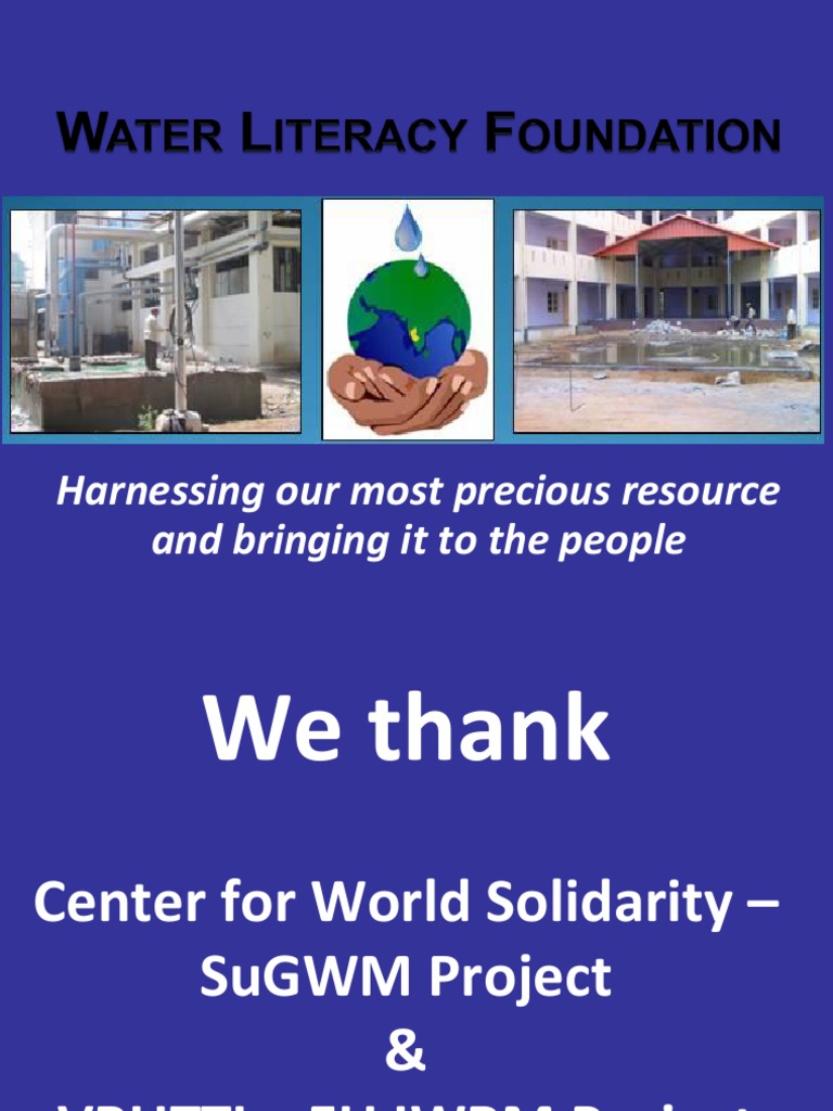 Presentation13 - Water Literacy Foundation PDF | PDF | Stream | Water