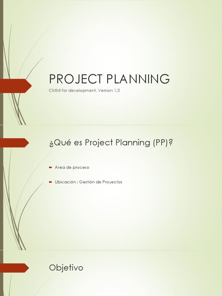Project Planning: CMMI For Development, Version 1.3 | PDF