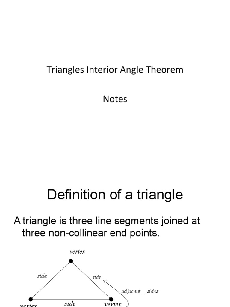 Triangles Notes | PDF