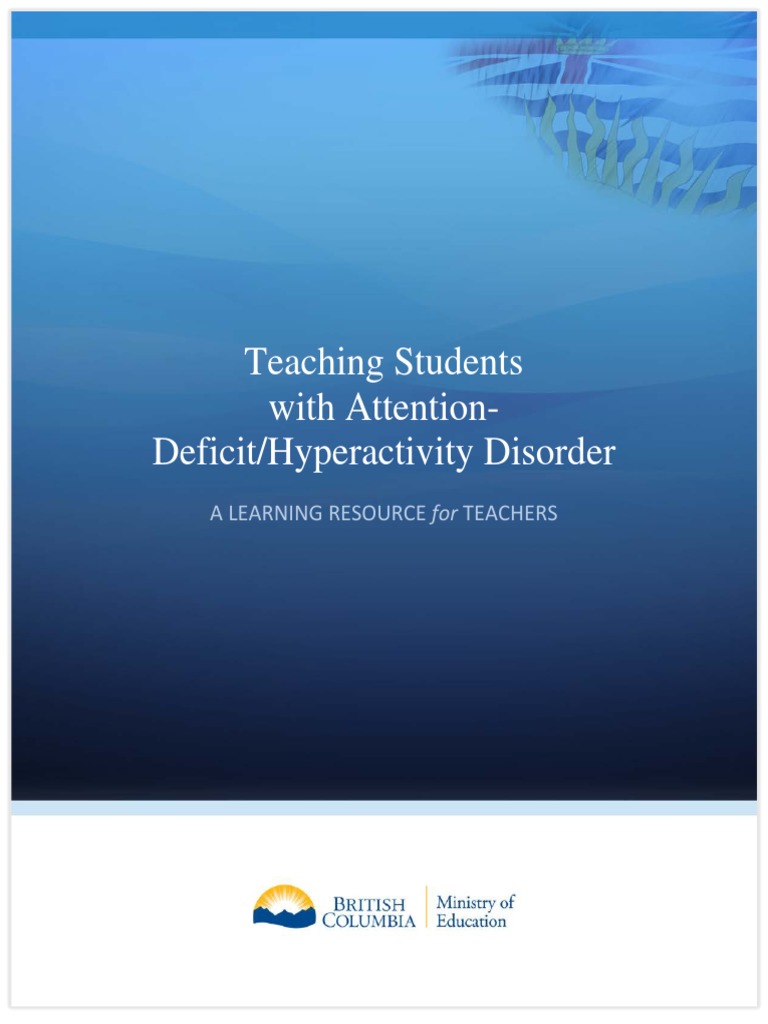 Strategies for Teaching Students with ADHD | PDF | School Psychology ...