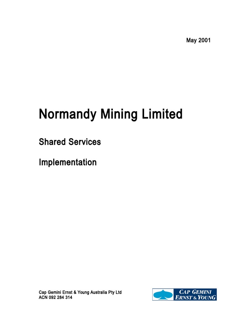 Shared Services Implementation | PDF | Business Process | Change Management