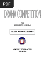 Drama Rules & Guidelines | PDF