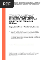 Emociones Y Comportamiento Pro Ambiental Pdf Las Emociones