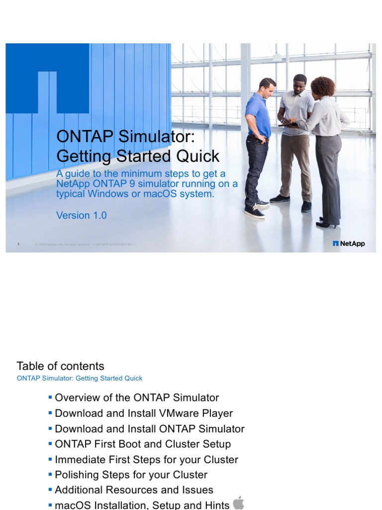 ONTAP-Sim-Getting Started Quick v10 | Download Free PDF | Virtual ...