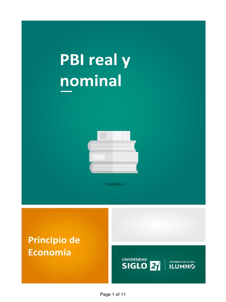 PBI Real y Nominal | PDF | Producto Interno Bruto | Precios