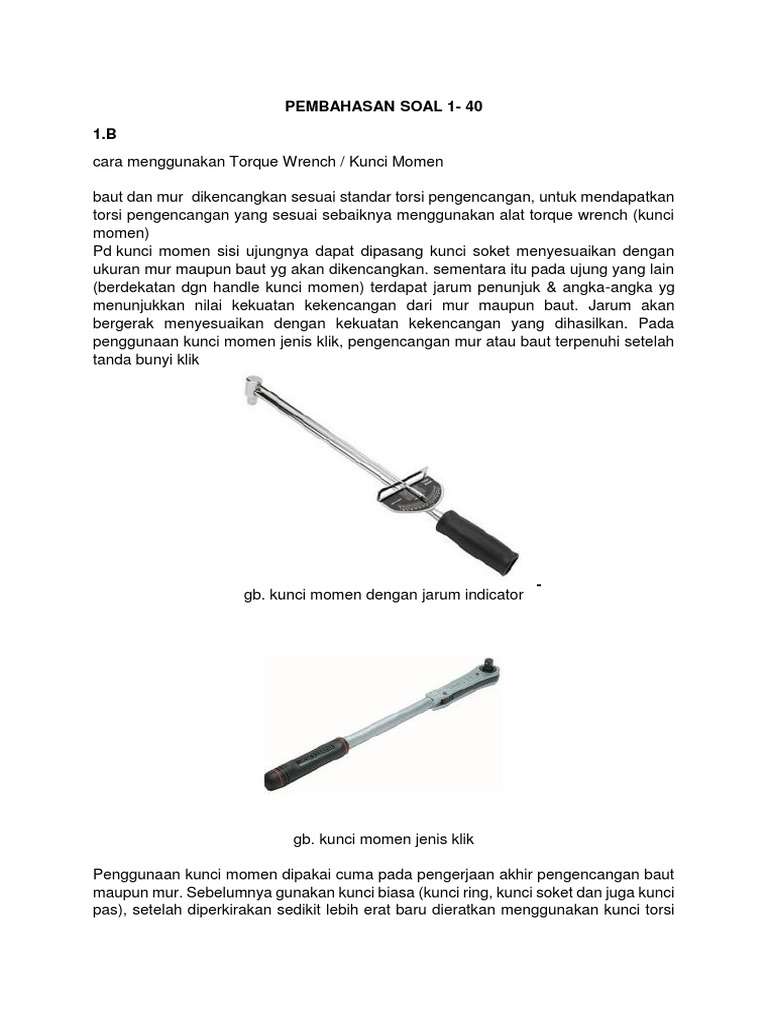 Pembahasan Soal 1 40 PDF