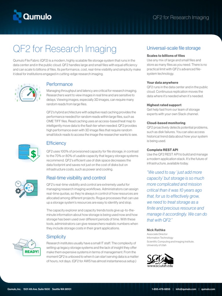 QF2 For Enterprise Imaging | PDF | Computer Data Storage | File System