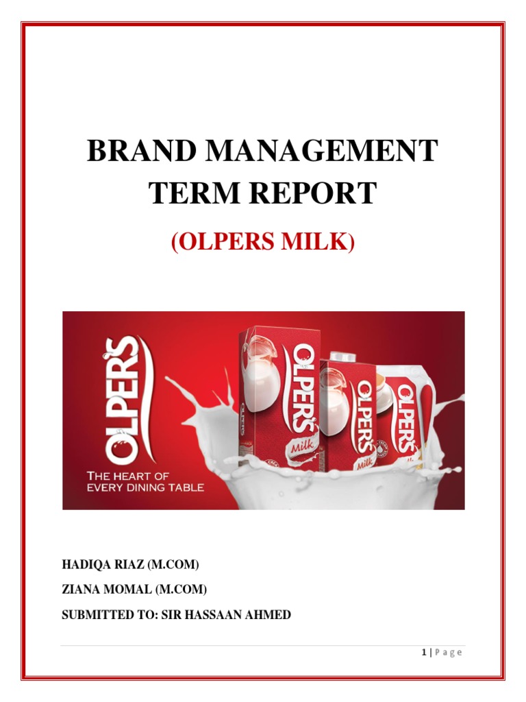 OLPERS | PDF | Brand | Advertising