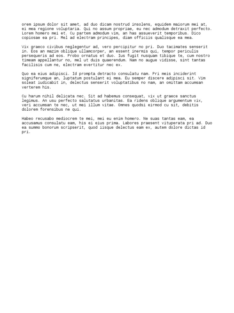 Latin Placeholder Text Analysis | PDF