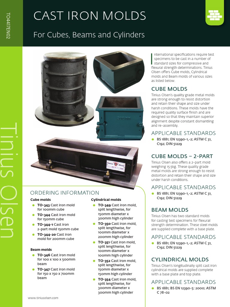 TO4417EN02 Cast Iron Molds | PDF | Structural Steel | Cast Iron