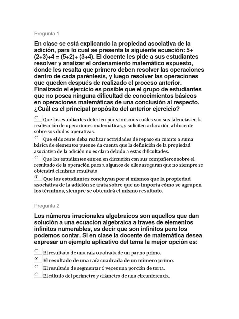 Casuistica Especialidad Matemática | PDF | División (Matemáticas) | Proporción