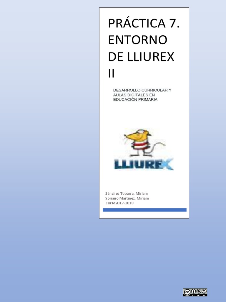 Práctica 7. Entorno de Lliurex II | PDF