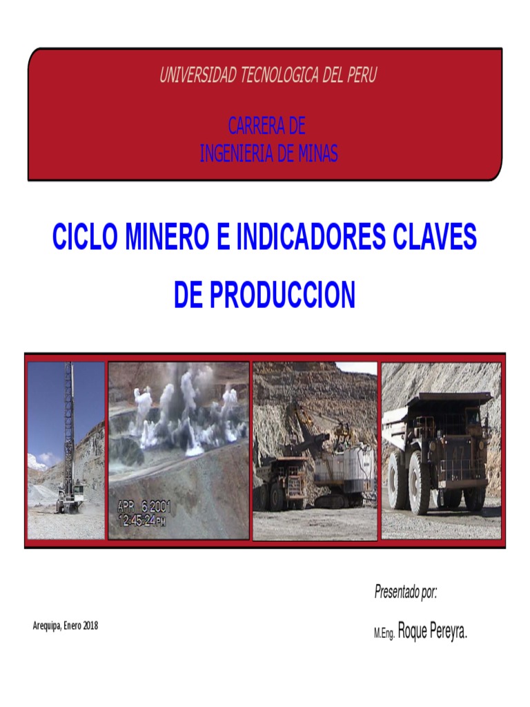 Control Operaciones Mineras KPI | PDF | Cadena de valor | Minería