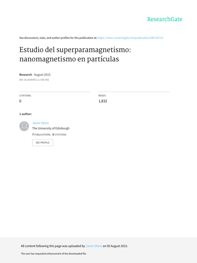 Super para Magnetismo en Materiales | PDF | Campo magnético | Física de ...
