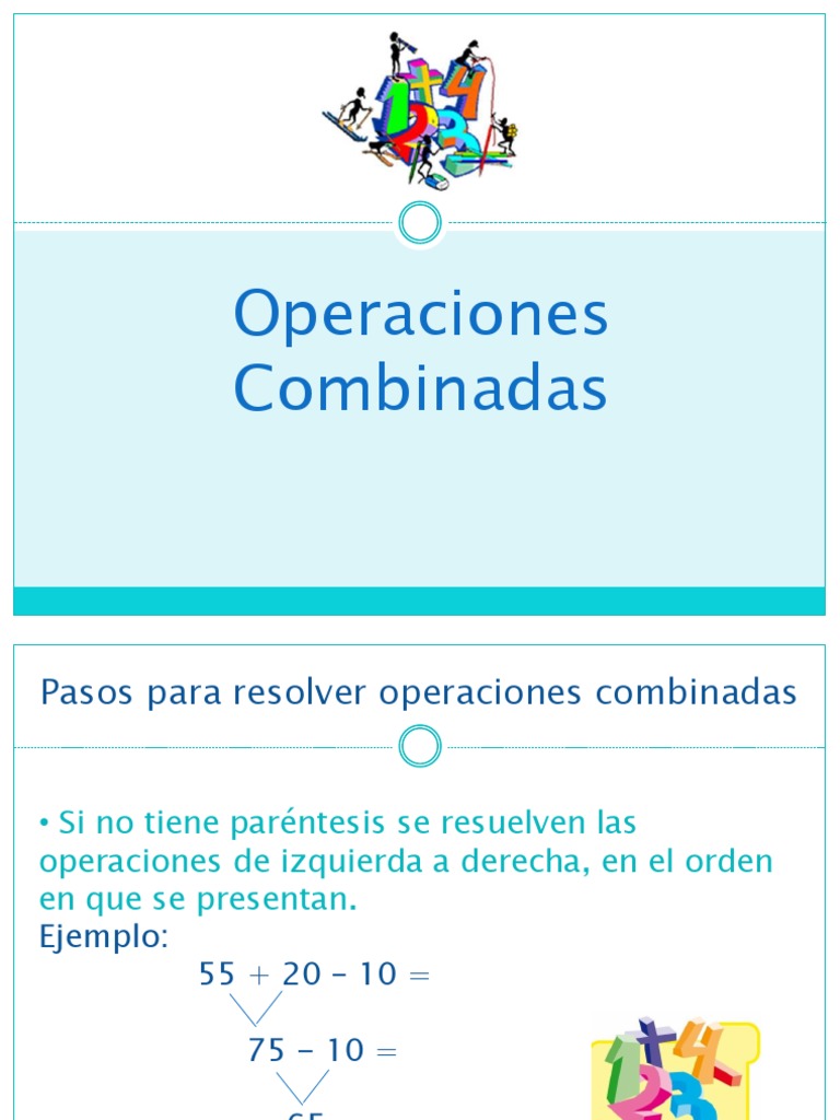 Operaciones Combinadas | PDF