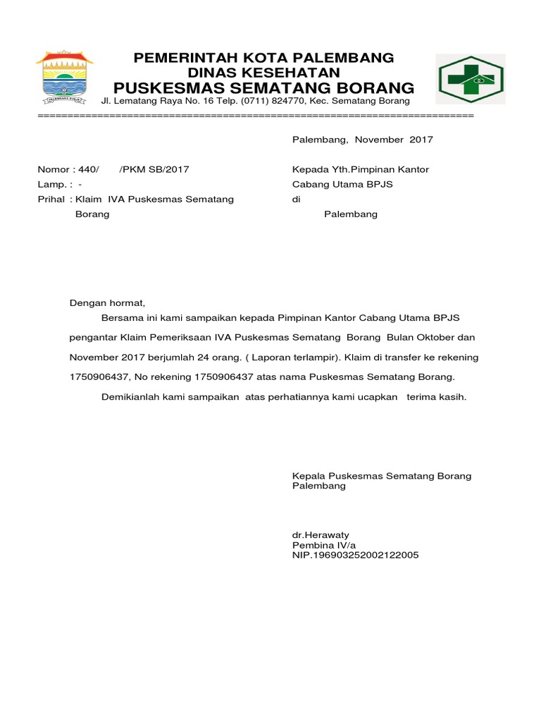 Surat Pengantar Klaim Bpjs 2 Pdf