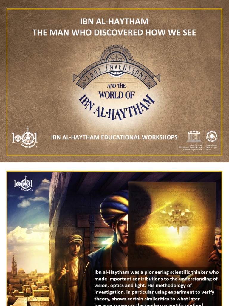 Ibn Al Haytham The Man Who Discovered How We See Workshops | PDF | Eye ...