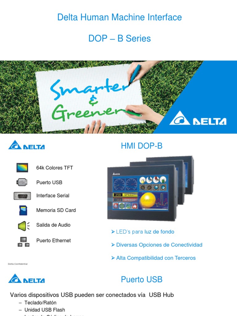 Delta HMI Interface Options | PDF | Usb | Read Only Memory