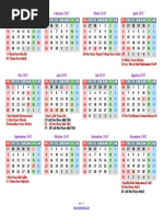 Kalender 2002 Masehi dan Hijriyah | PDF