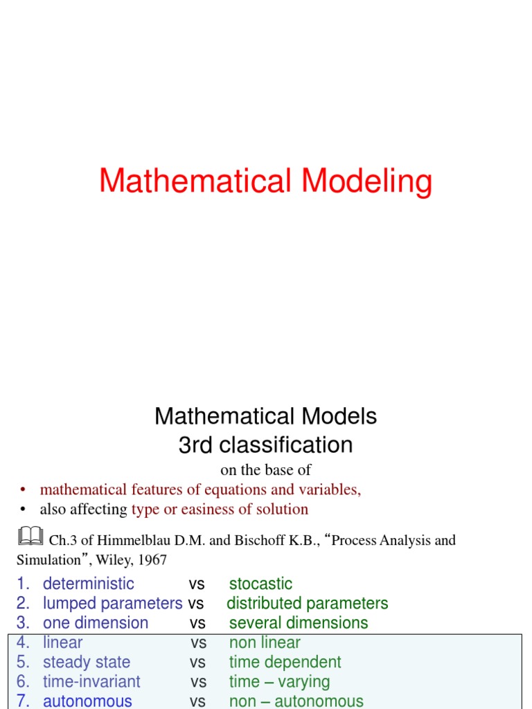 Types of Mathematical Models Explained | PDF | Stochastic | Finite ...