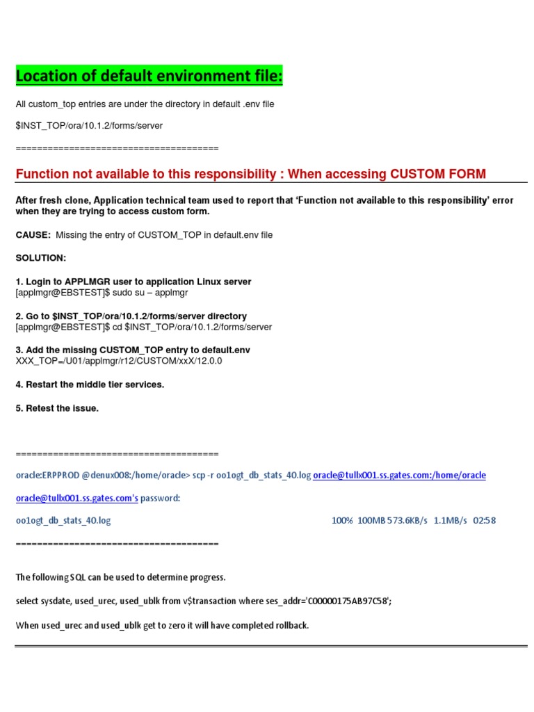 Findings | PDF | Oracle Database | Cache (Computing)
