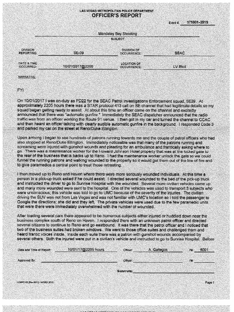 1 Oct. Doc. 17 - Officer's Report | PDF