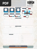 Edge of The Empire Character Sheet Form Fillable v2 | PDF | Role ...