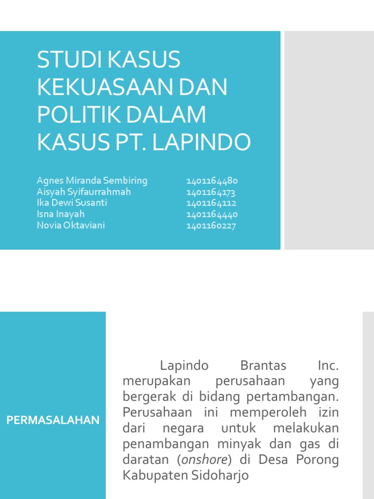 Studi Kasus Lapindo | PDF