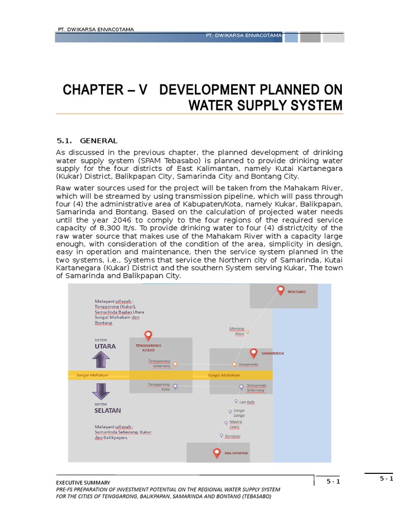 Tebasabo Water Supply Development Plan | PDF | Water Purification | River
