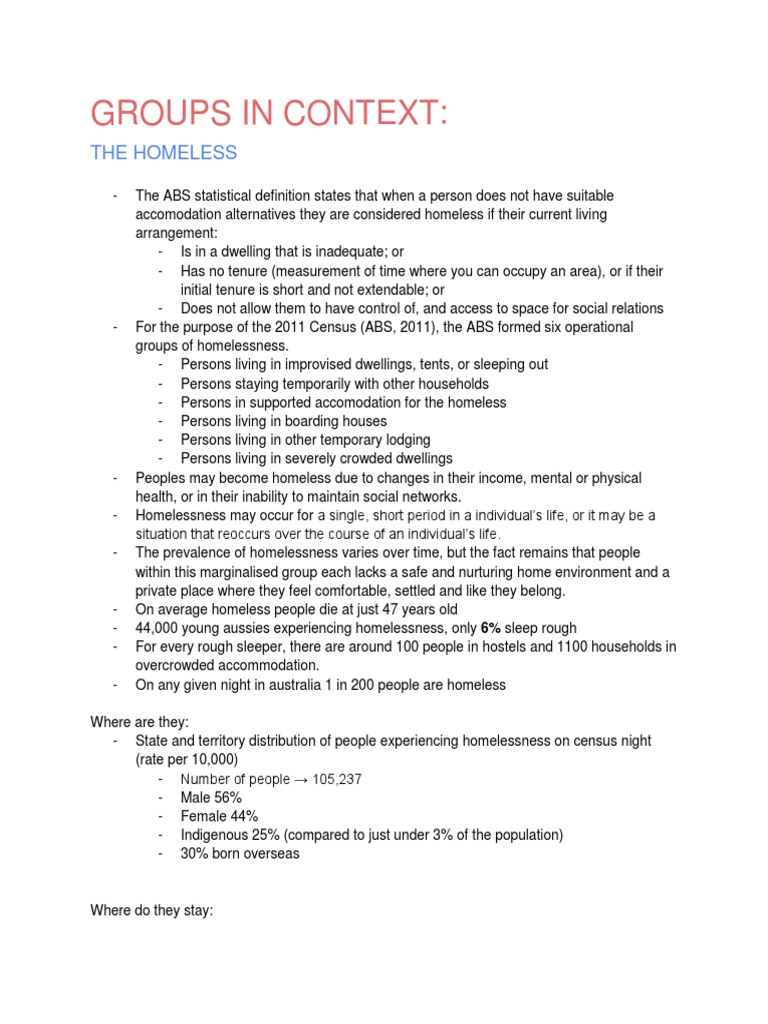 Homeless | PDF | Homelessness | Substance Abuse