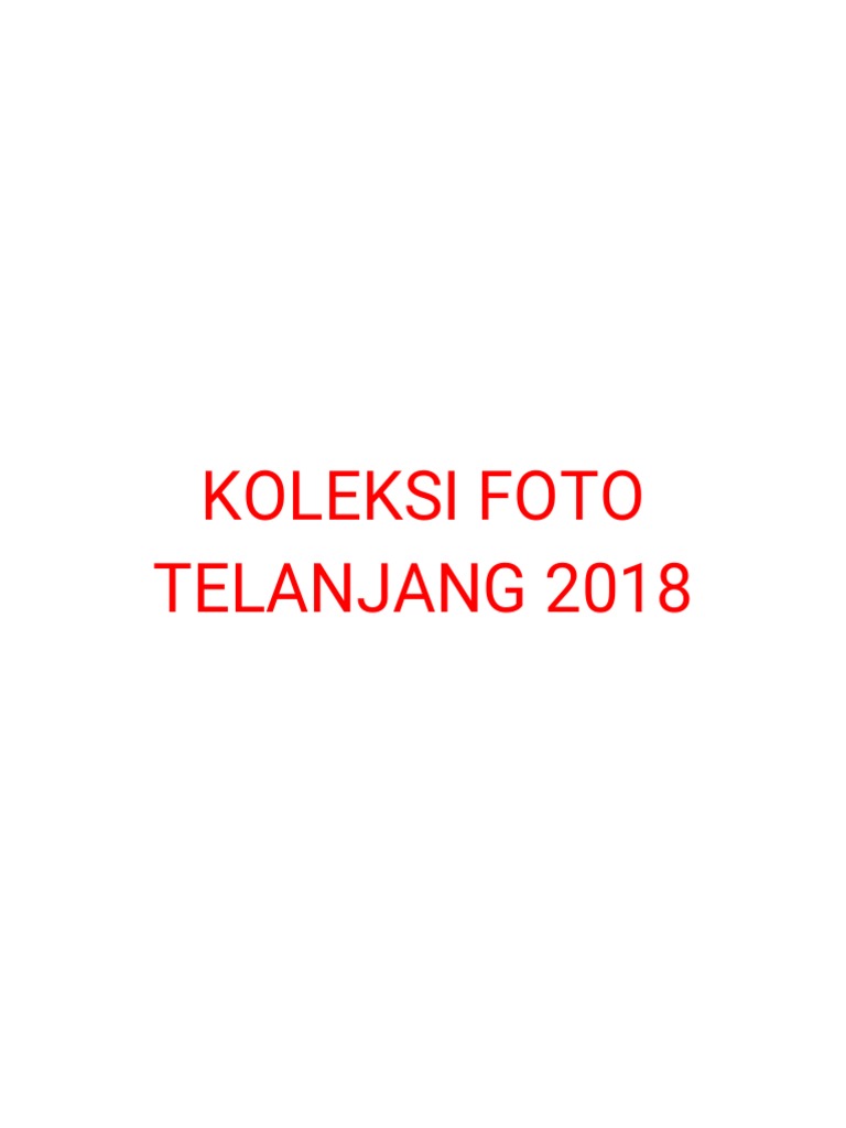 Kumpulan Foto Telanjang | PDF