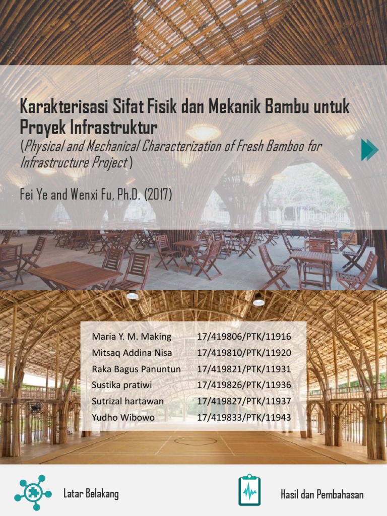Karakterisasi Sifat Fisik Dan Mekanik Bambu Untuk Proyek-1 | PDF