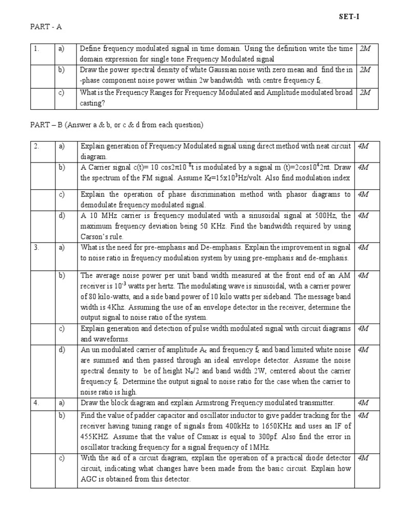 Analog Communications | PDF | Frequency Modulation | Detector (Radio)