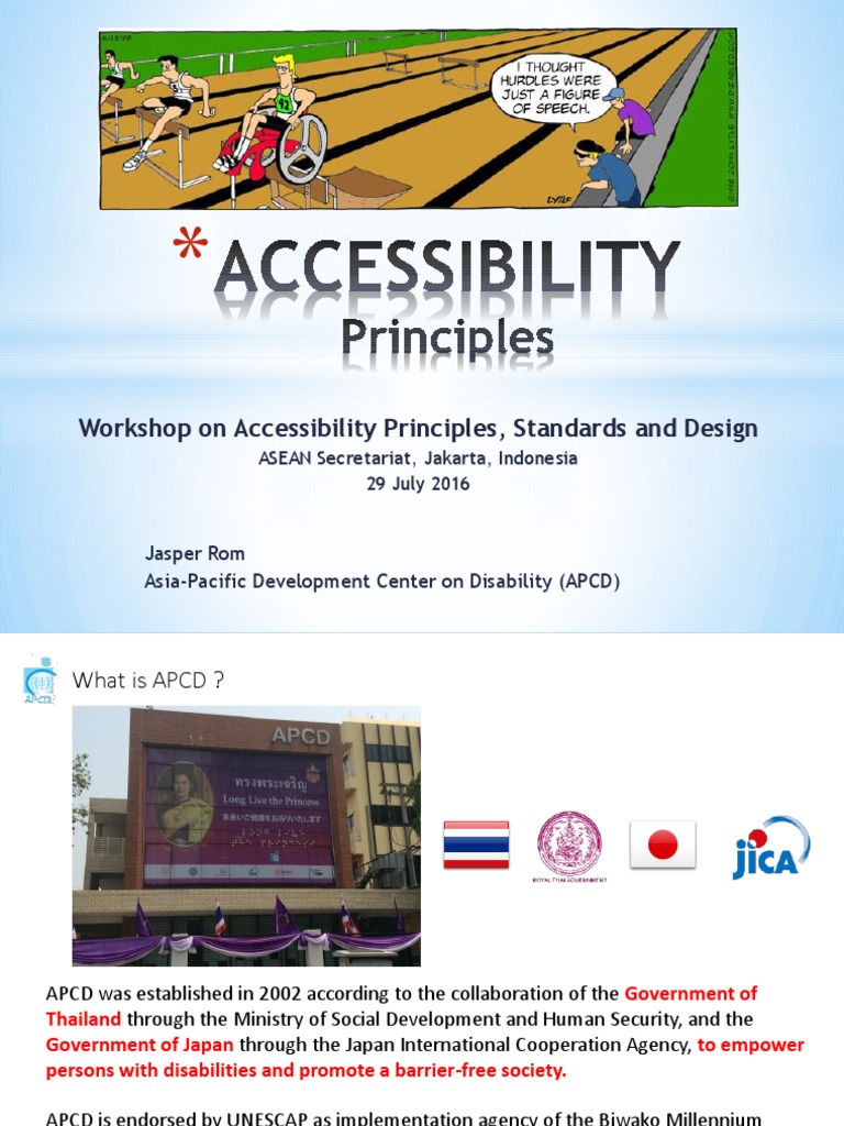 Accessibility Principles 29 July 2016 - Jasper | PDF | Accessibility ...