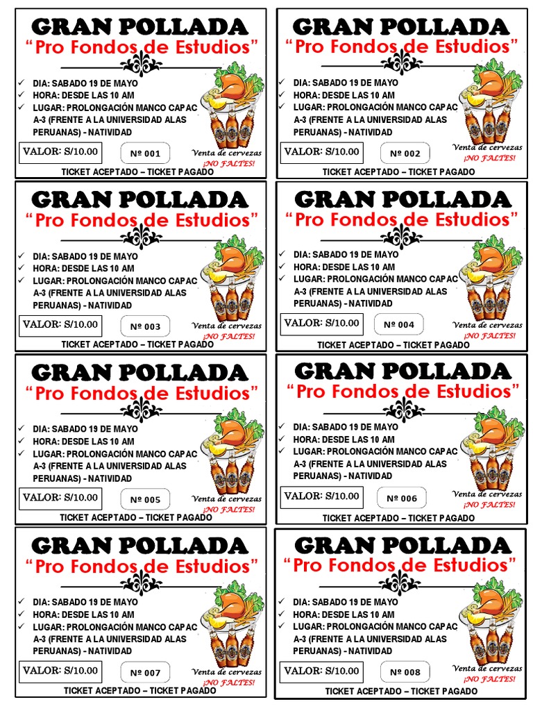Gran Pollada | Descargar gratis PDF | Agitación | Transporte