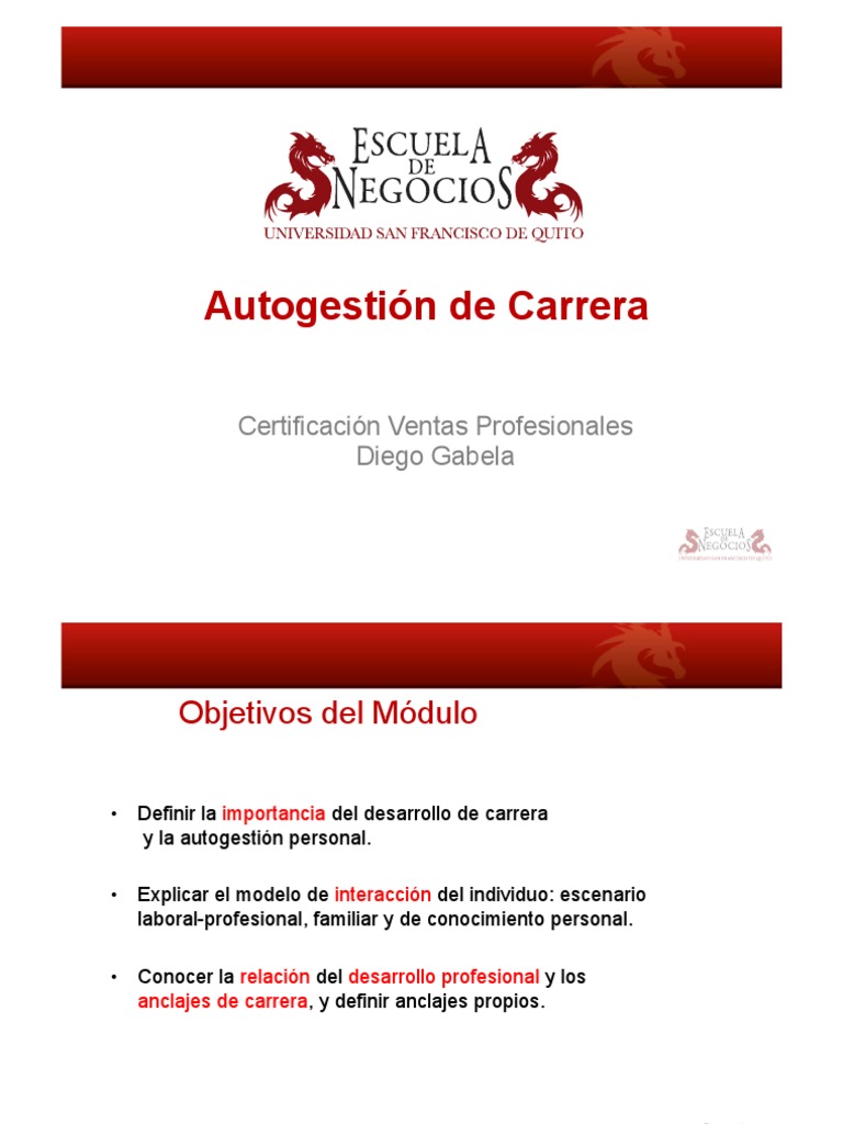 Autogestión de Carrera | PDF | Planificación | Toma de decisiones