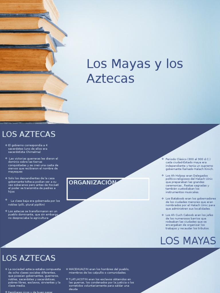 Los Mayas y Los Aztecas | PDF | Civilización maya | azteca