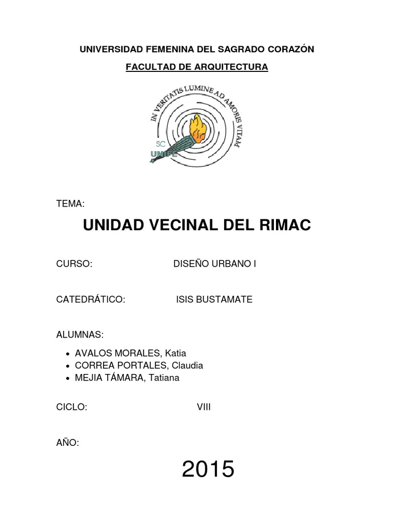 Unidad Vecinal Del Rimac | PDF | Peatonal | Lima