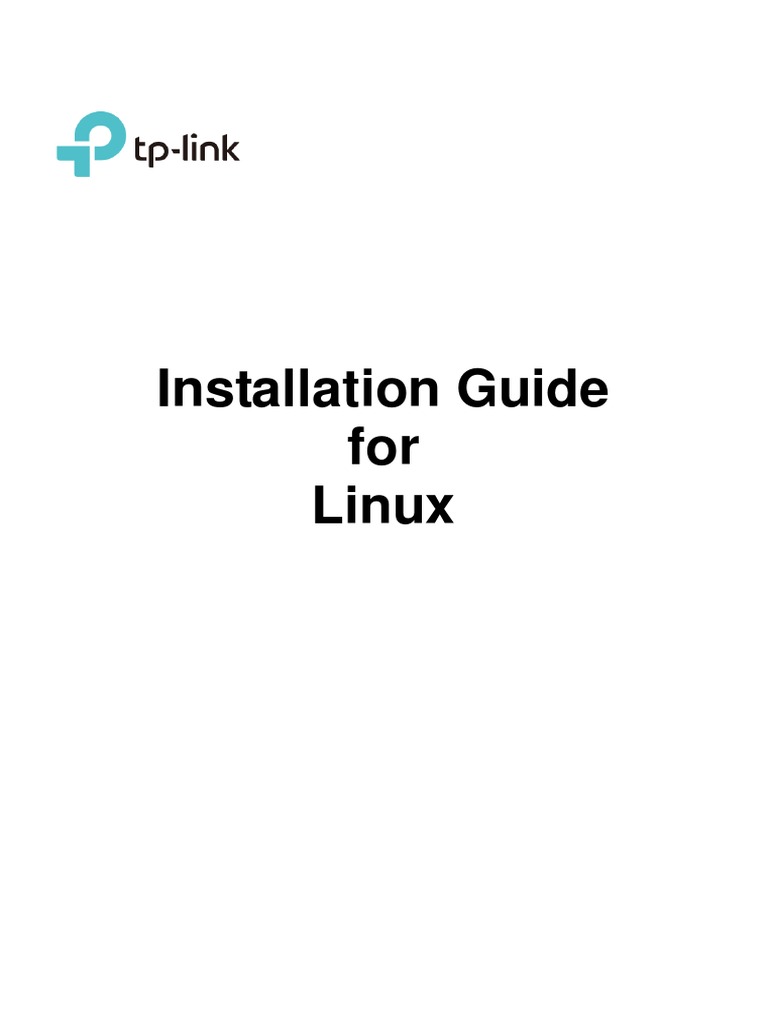 Installation Guide For Linux | PDF | Device Driver | Linux