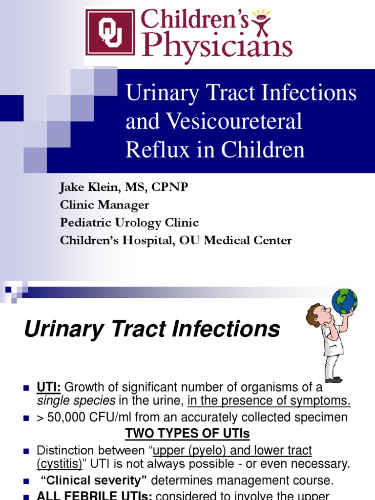 Urinary Tract Infections in Children | PDF | Urinary Tract Infection ...