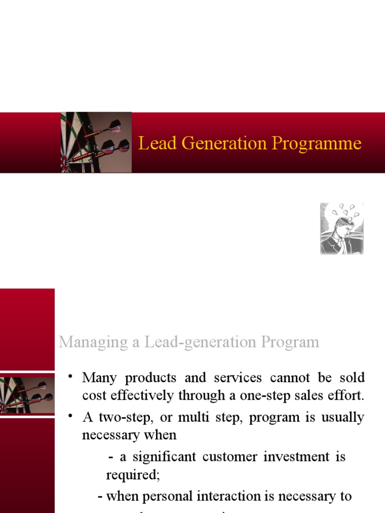 Lead Generation | PDF | Sales | Direct Marketing