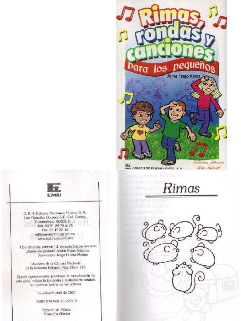 Rimas Rondas y Canciones para Los Pequeños | PDF