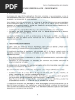 Filas Horizontales en la Tabla Periódica | PDF | Elementos químicos | Ion